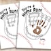 Father's Day Baseball Printable Kids' Handprint Keepsake Teacher and ...
