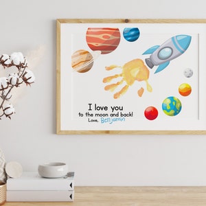 Mother's / Father's Day Printable | I Love You to the Moon | Teacher ...