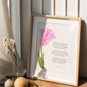 Mother's Day Flower, Poem + Printable | Kids' Footprint Keepsake ...