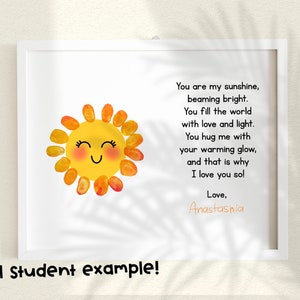 Mother's Day Printable | You Are My Sunshine | Teacher & Parent ...