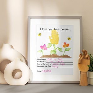 Mother's Day Garden Printable | Kids' Handprint Keepsake | Teacher and ...