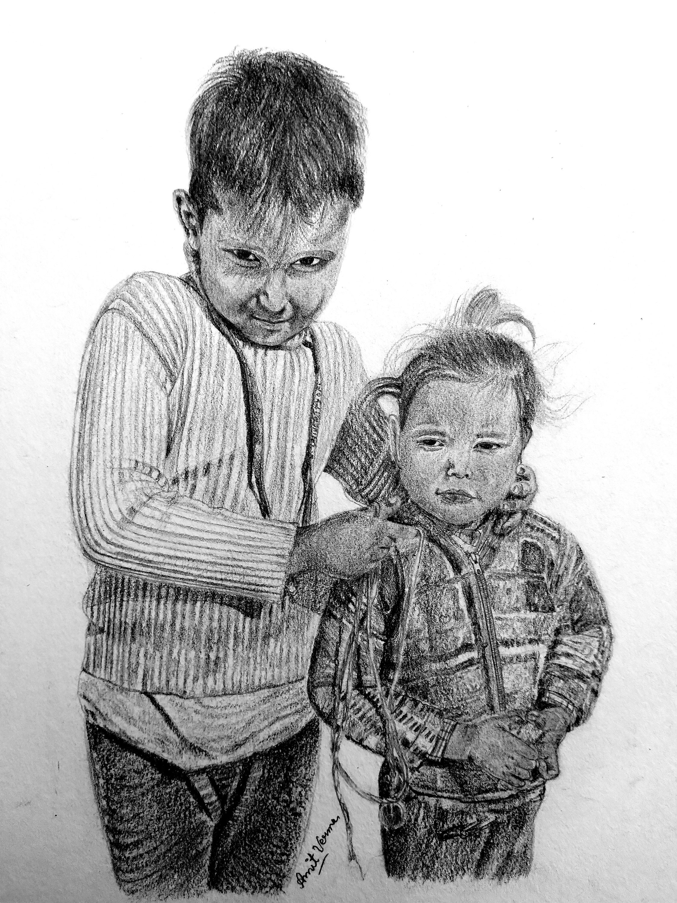 Angel Wings Baby, Personalized Portrait From Photo, Child Loss Memorial ...