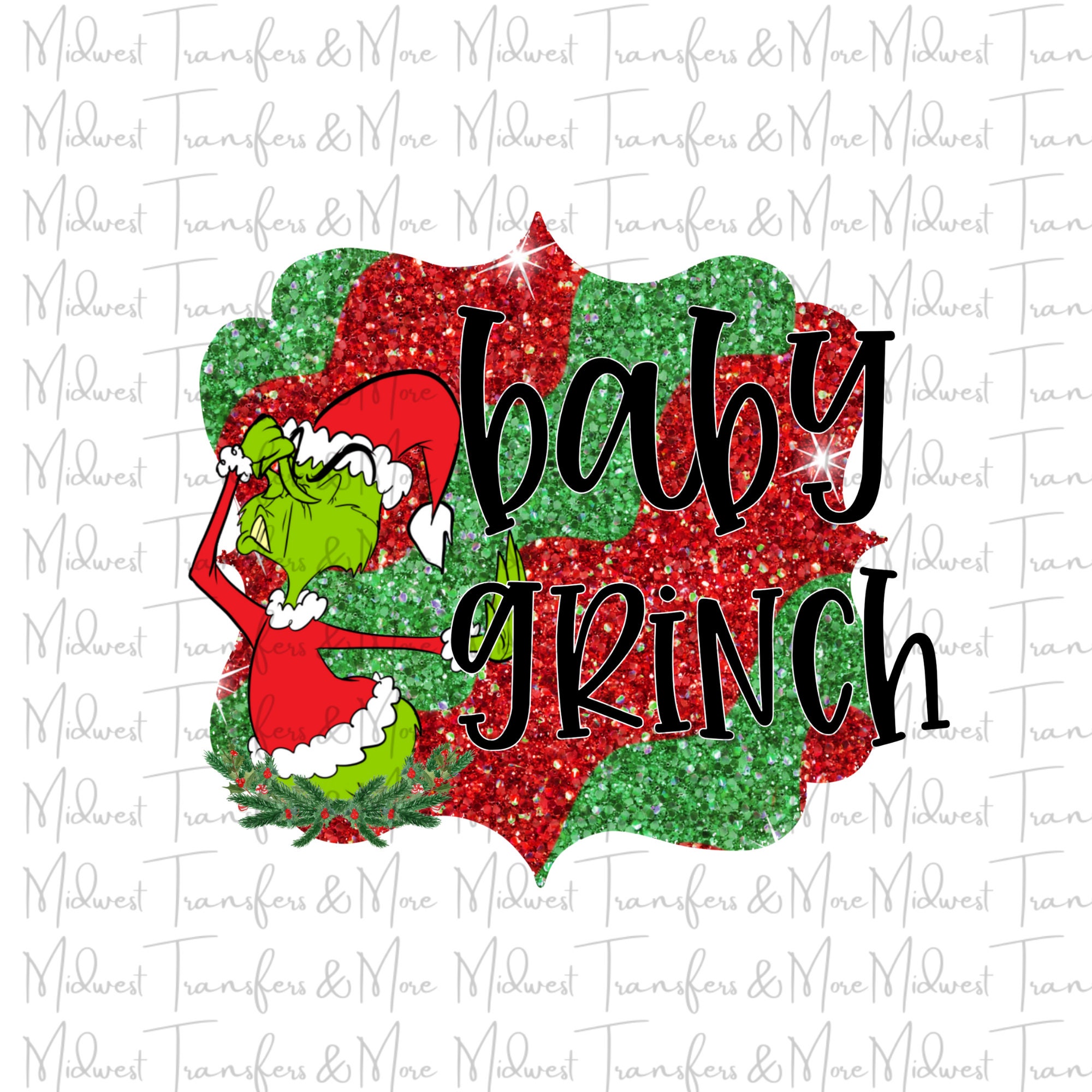 Baby Grinch Sublimation Transfer Ready to Press Dye - Etsy