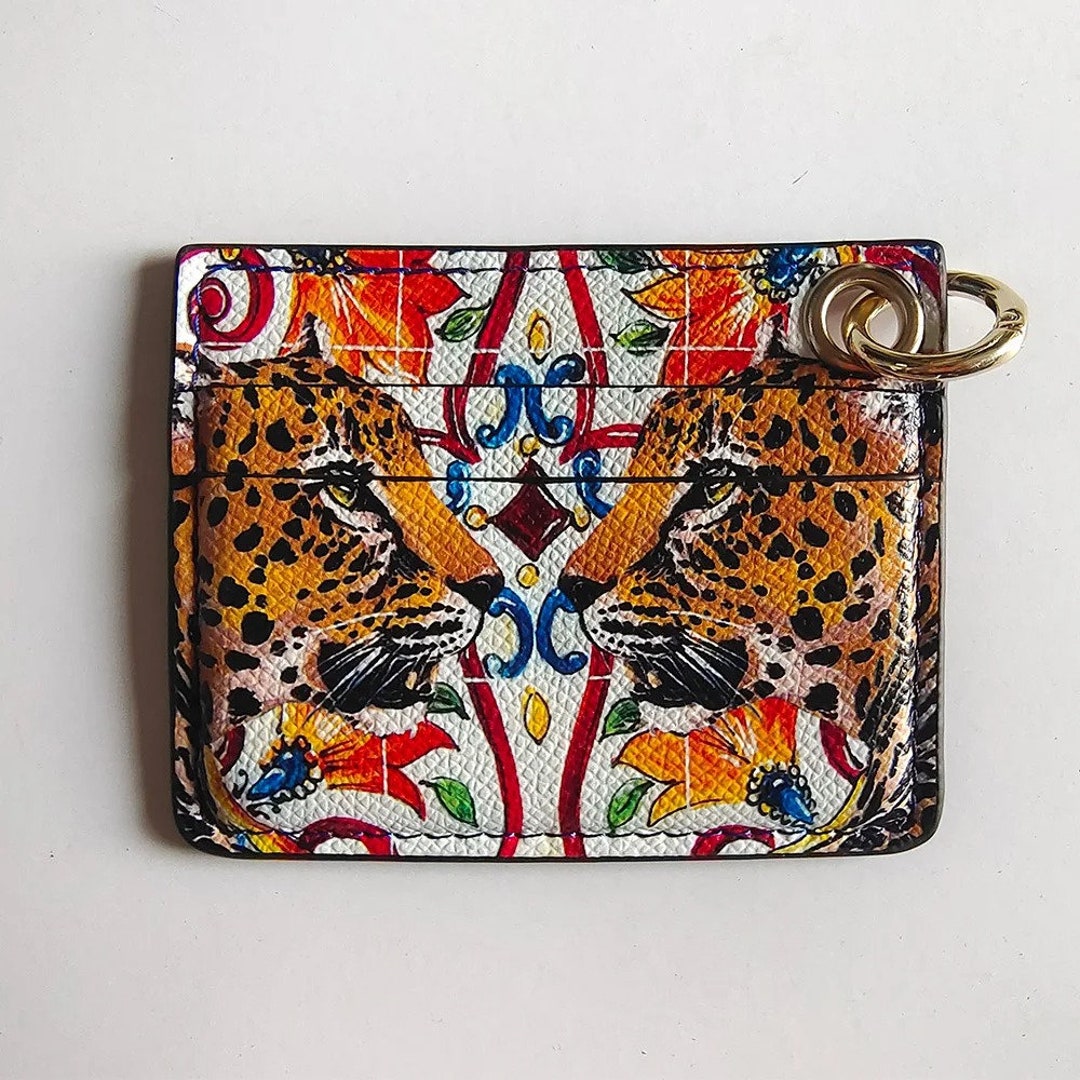 Amalfi Italian Style Sicilian Maiolica Credit Cardholder Blue Majolica ...