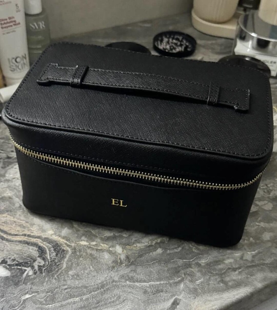 Custom Vanity Bag – Personalized Makeup Case, Travel Cosmetic Organizer ...