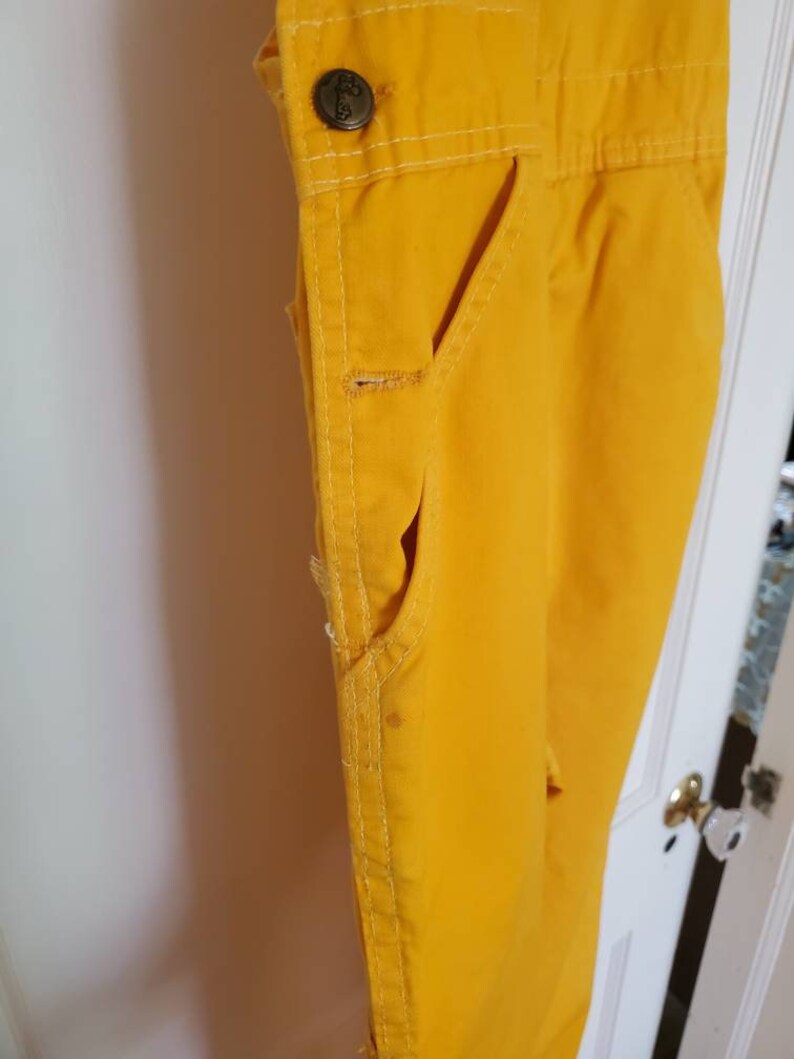 RARE Vintage 1950s Yellow Overalls Osh Kosh B'gosh Vestbak - Etsy
