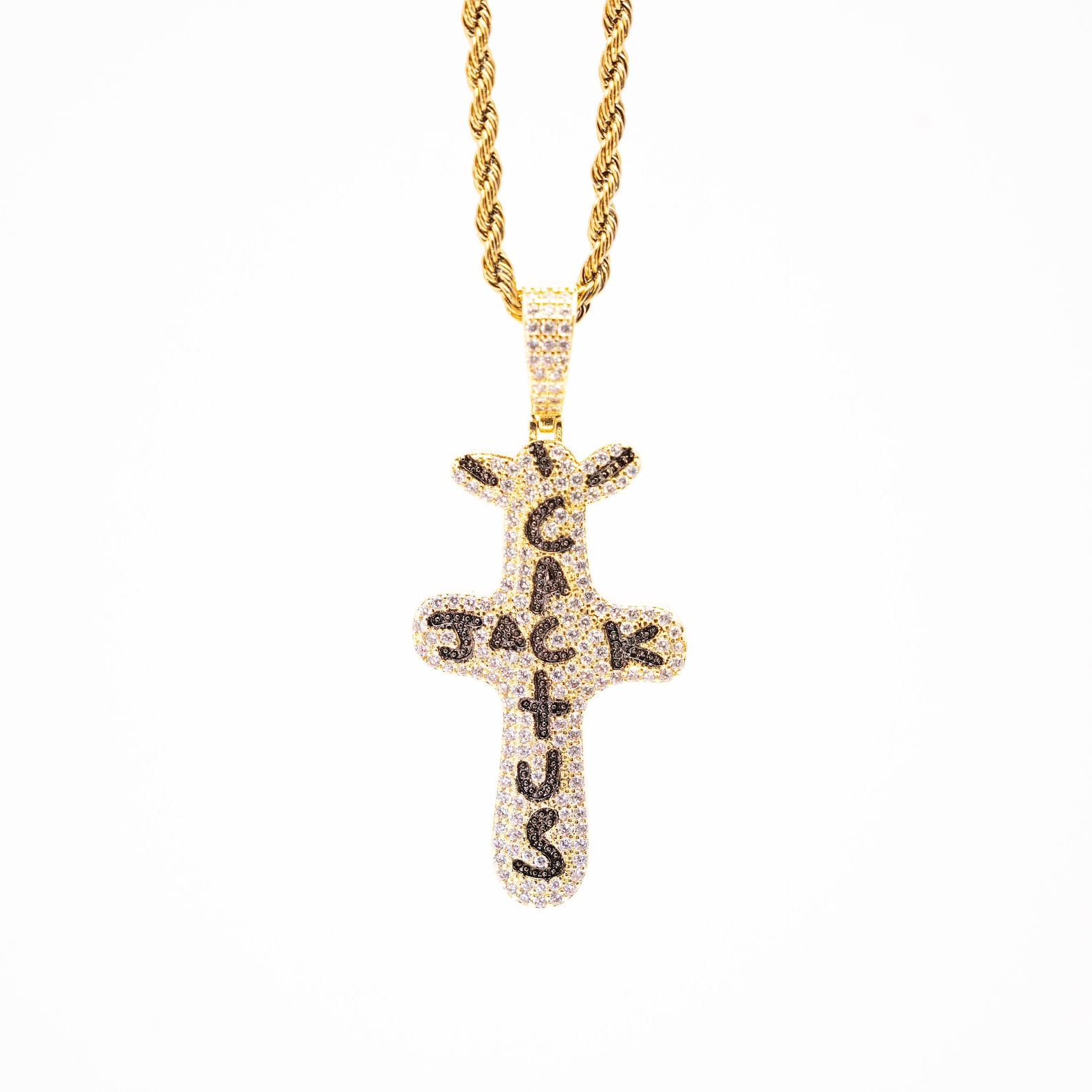 Cactus Jack Pendant With Rope Chain Silver Cactus Jack - Etsy