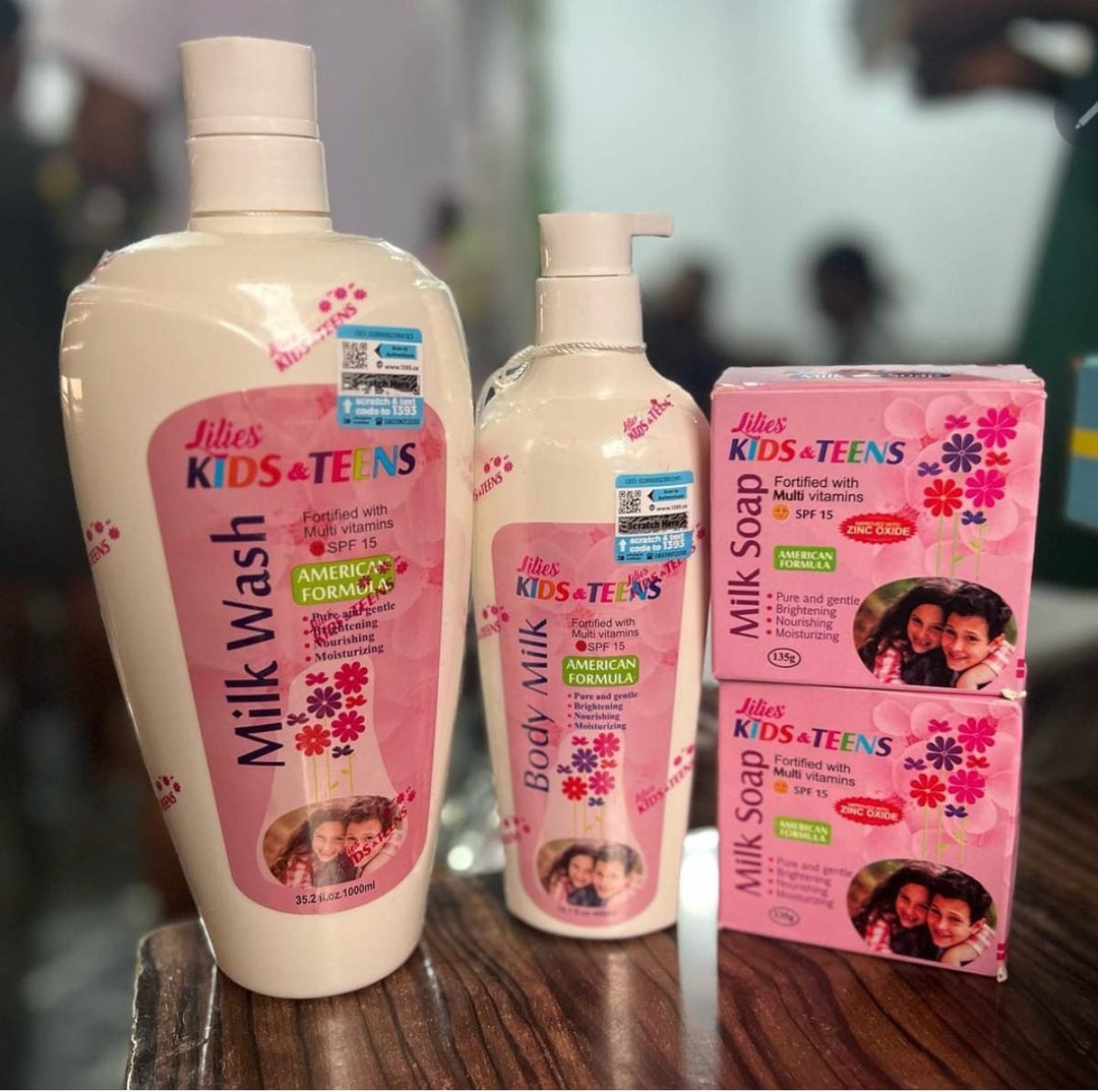 Lilies Kids and Teens American Formula Milk & Body Wash - Etsy
