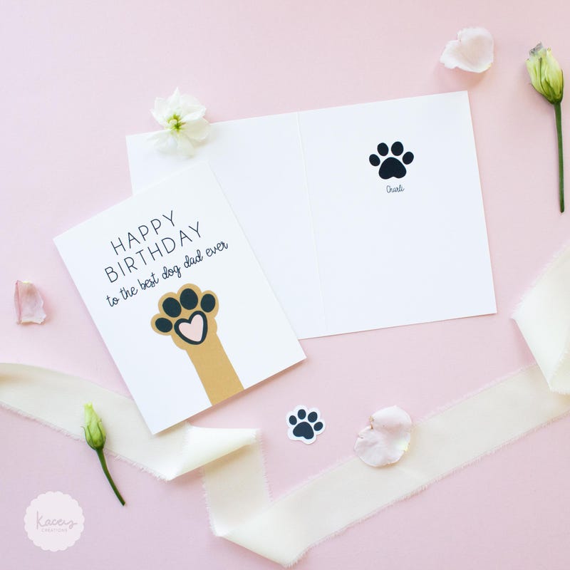 Dog Parent Birthday Card - Etsy