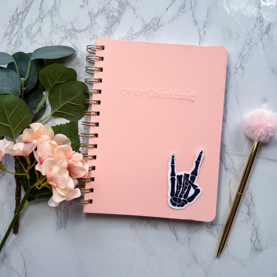 Rock on Skeleton Hand Sign | Halloween Stickers | Spooky Season | Gloss ...