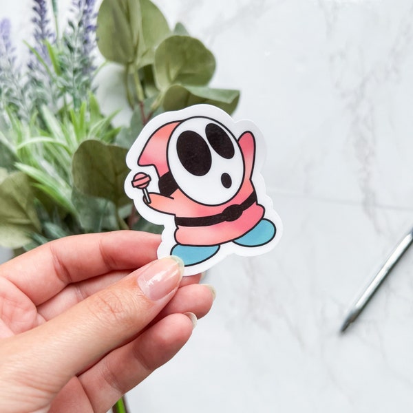 Cute Shy Guy Sticker - Etsy
