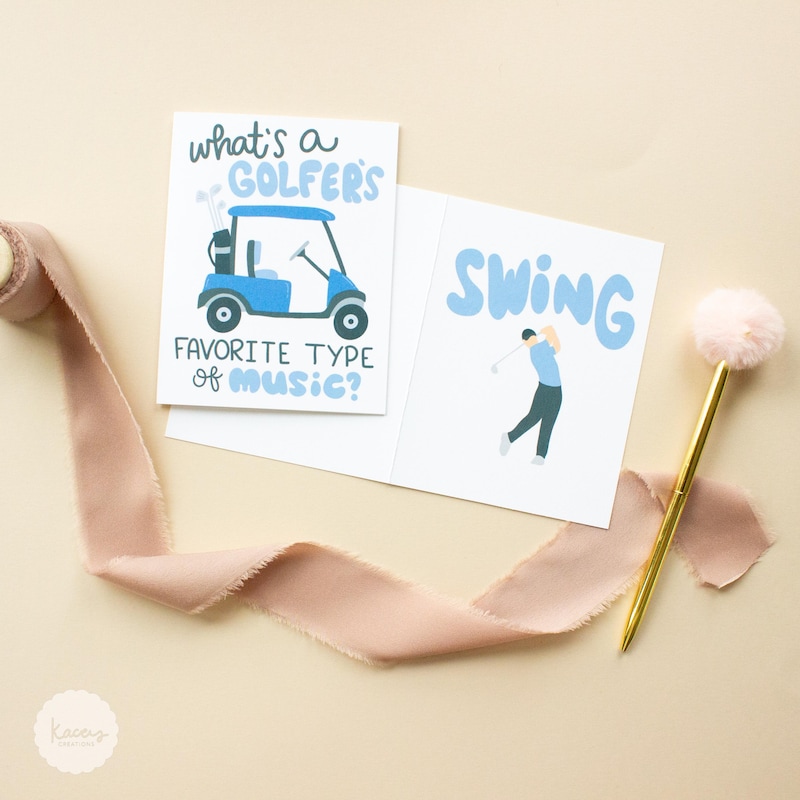 Handmade Golf Card - Etsy