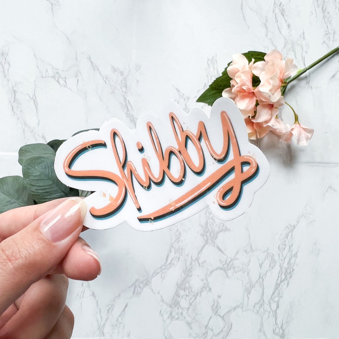 Shibby Sticker: 90s Nostalgia, Dude Where's My Car, Gloss Vinyl - Etsy