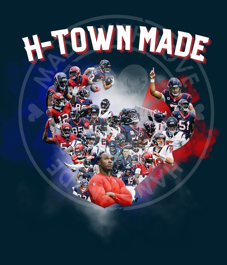 Texans PNG Instant Download Houston Stroud Blue Red Htown Made - Etsy