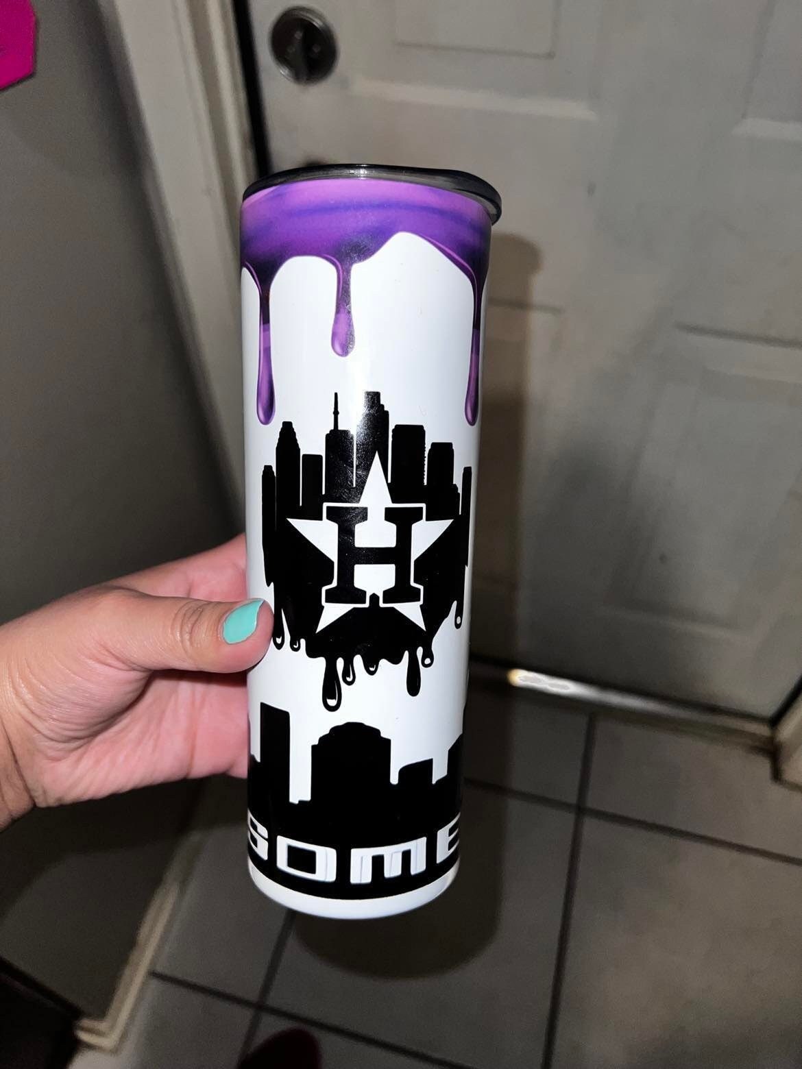 Houston Drip Cup Sublimation 20 Oz Tumbler Be Someone Houston Texas ...