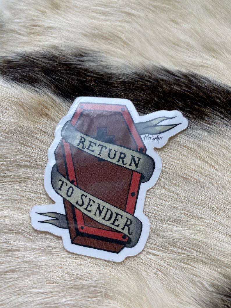 Return to Sender Sticker - Etsy