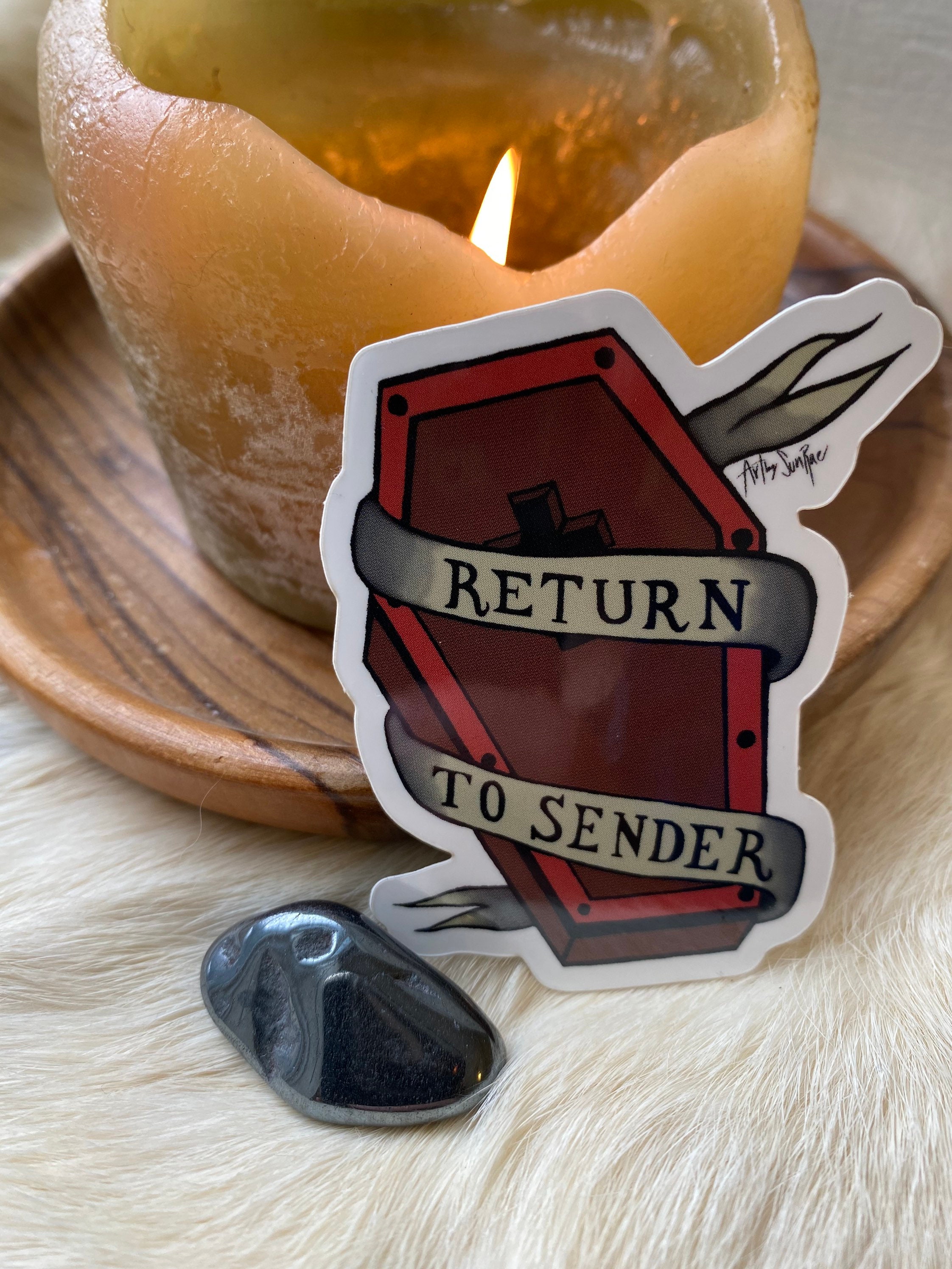 Return to Sender Sticker - Etsy