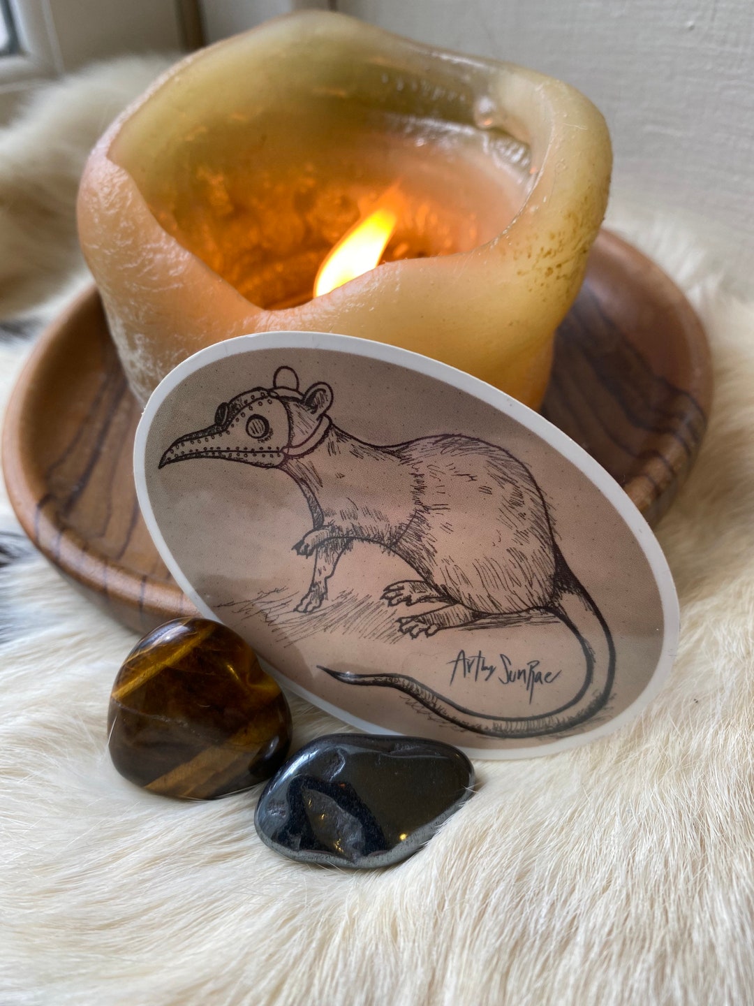 Plague Sticker - Etsy