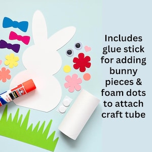 Bunny Craft Kids Easter Party Favor Spring Goodie Bag Easter Basket ...