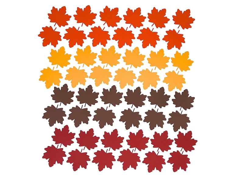 Fall Leaf Die Cuts for Fall Kid Crafts Classroom Bulletin Board Fall ...