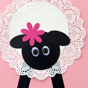 Easter Lamb Craft for Kids 3-pack With Glue. Easy Family Easter Craft ...