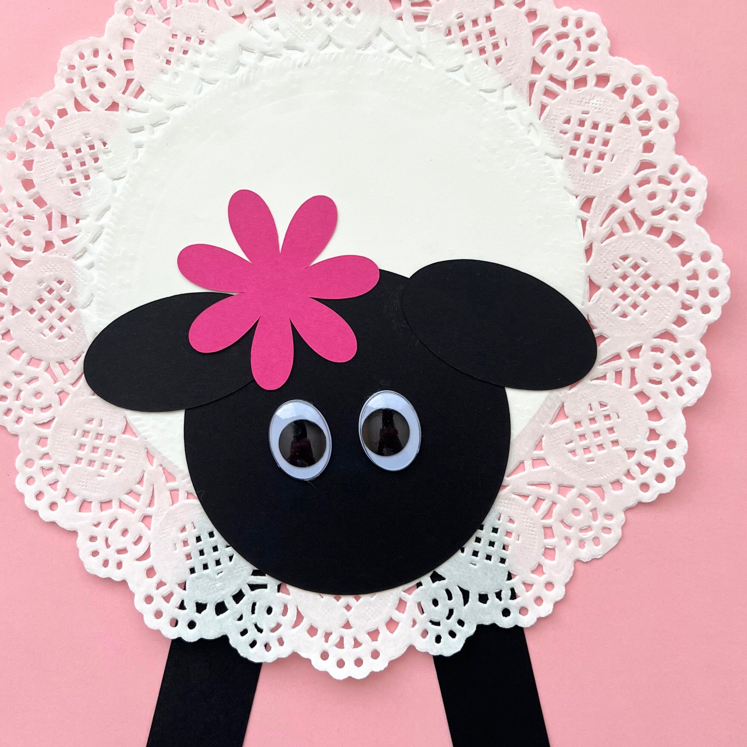 Easter Lamb Craft for Kids 3-pack With Glue. Easy Family Easter Craft ...
