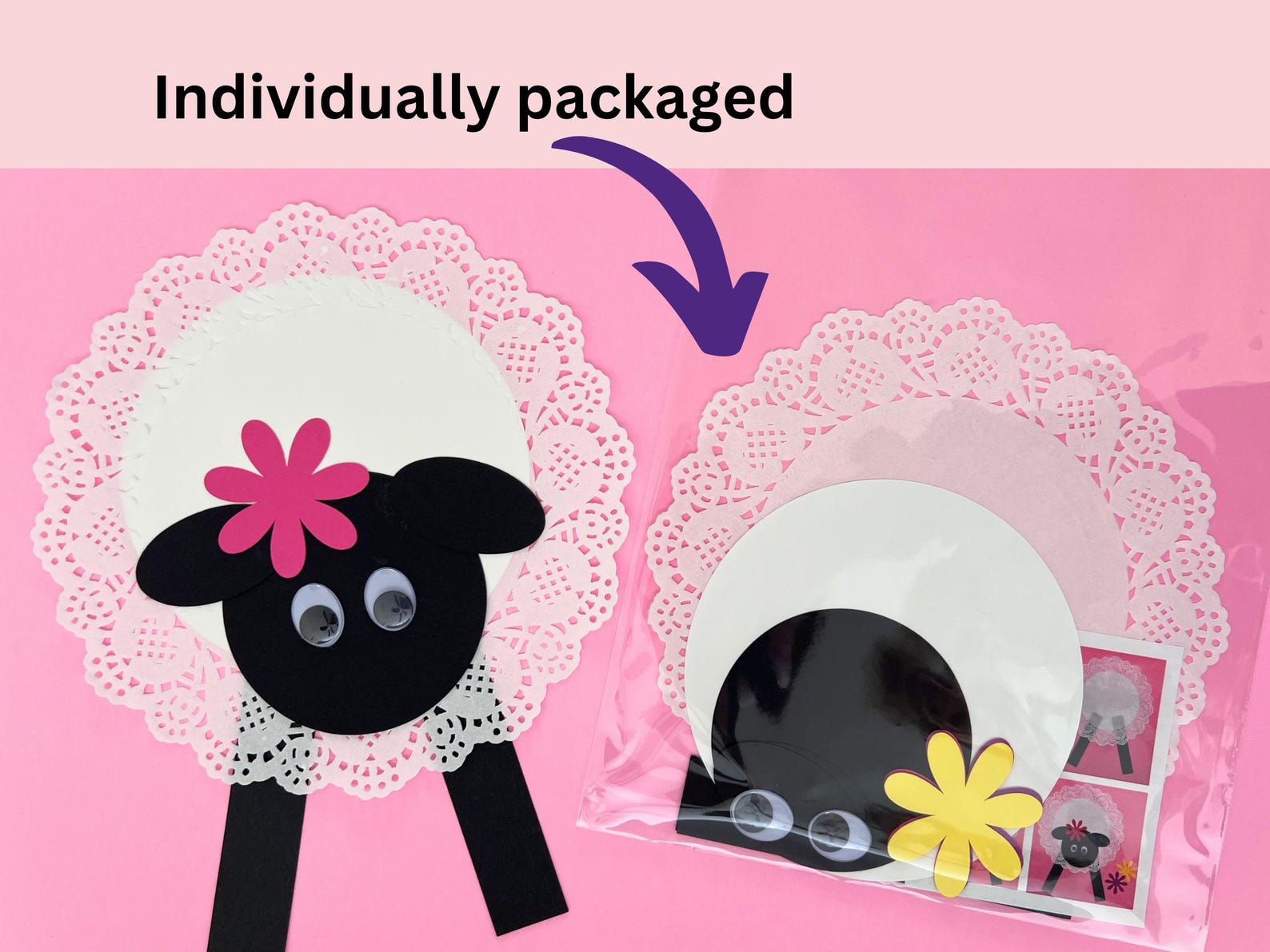 Easter Craft Kids Spring Baby Animal Craft Party Favor Baby Shower DIY ...