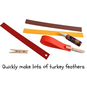 Bulk Fall Craft Turkey Kid Fall Classroom Craft Thanksgiving Turkey ...