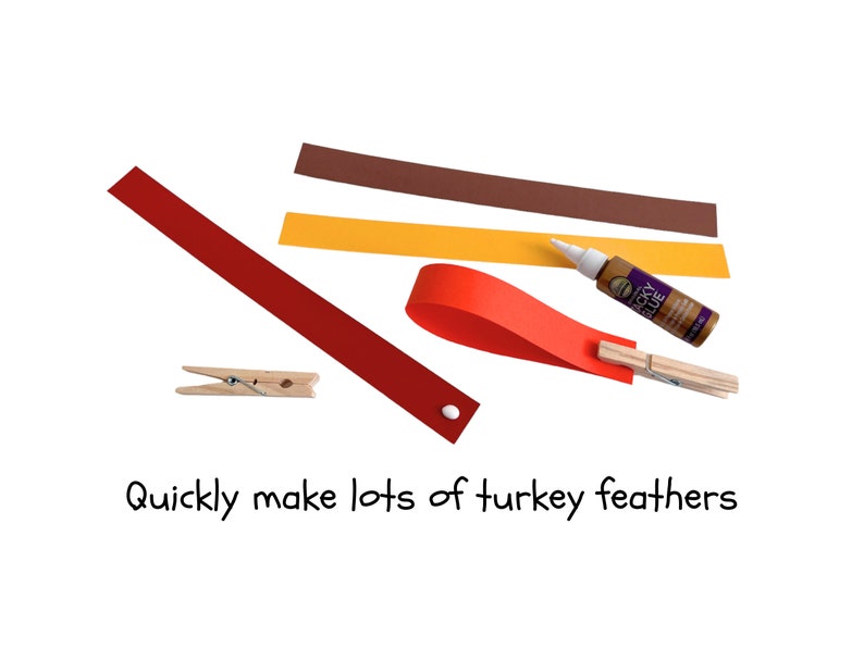 Bulk Fall Craft Turkey Kid Fall Classroom Craft Thanksgiving Turkey ...