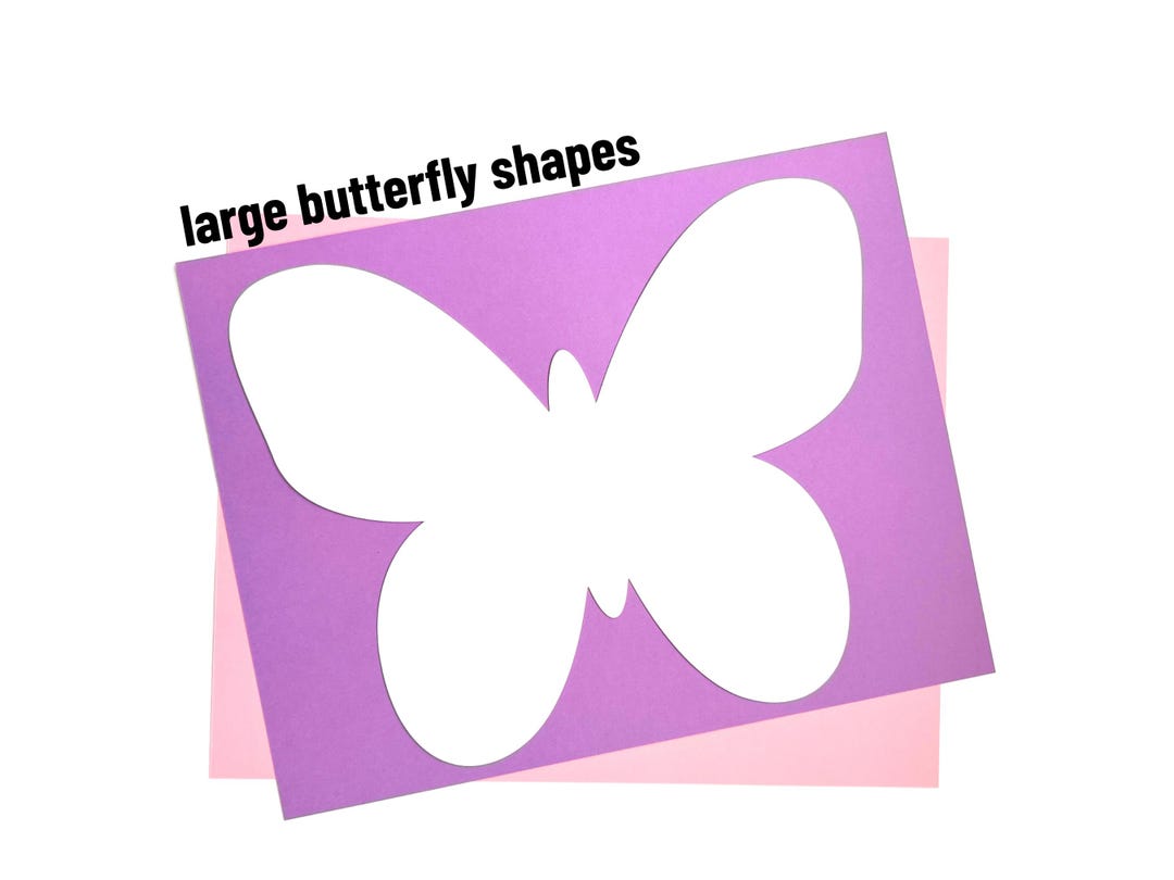 Large Butterfly Shape for Spring Crafts Kids Party Activity Butterfly ...