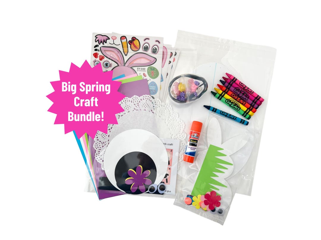 Easter Craft Kids Spring Craft Bundle Kid Easter Basket Idea Family ...