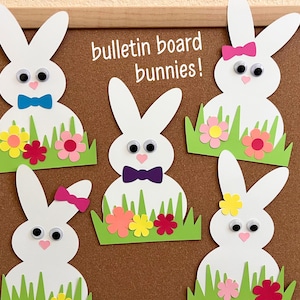 Bulk Bunny Craft Kids Easy Spring Craft for Classroom Kids Easter Bunny ...