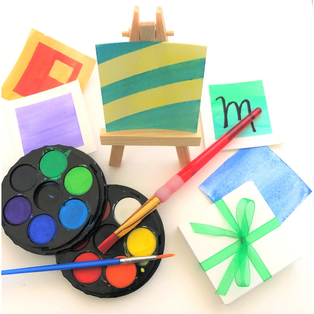 Kids Mini Watercolor Set Kids Summer Activity Watercolor Kit - Etsy