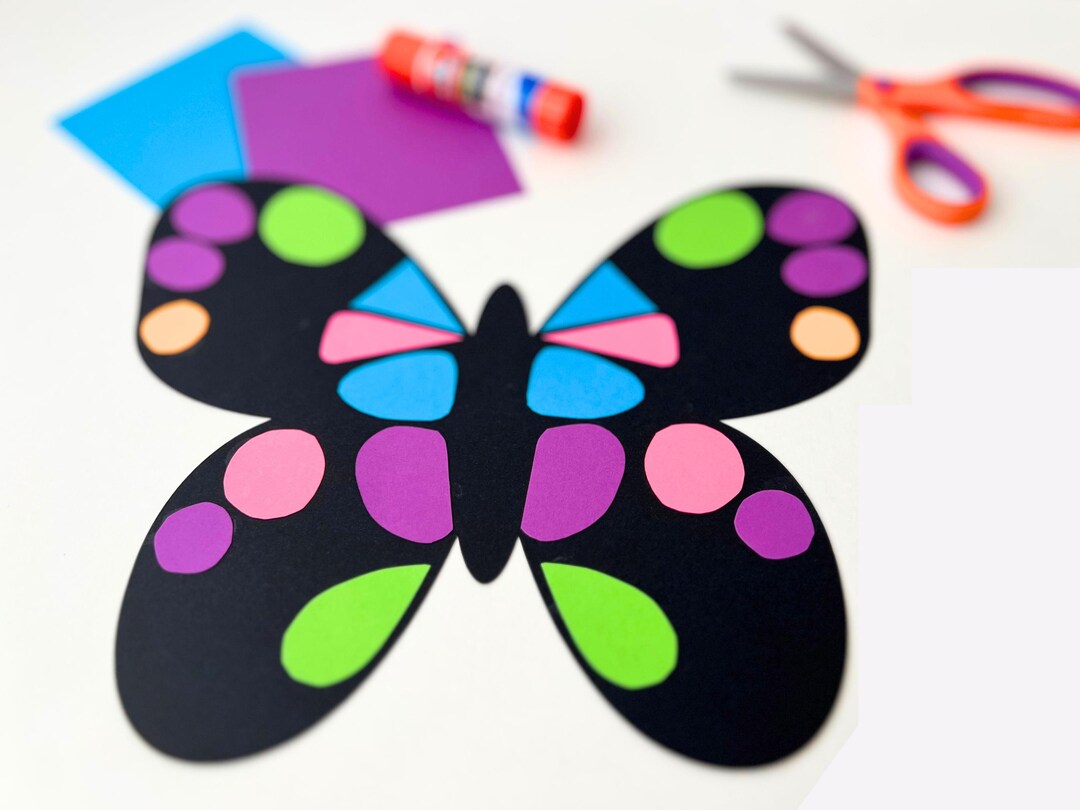 Bright Butterfly Craft Kids Summer Party Idea Class Spring Craft Kid ...