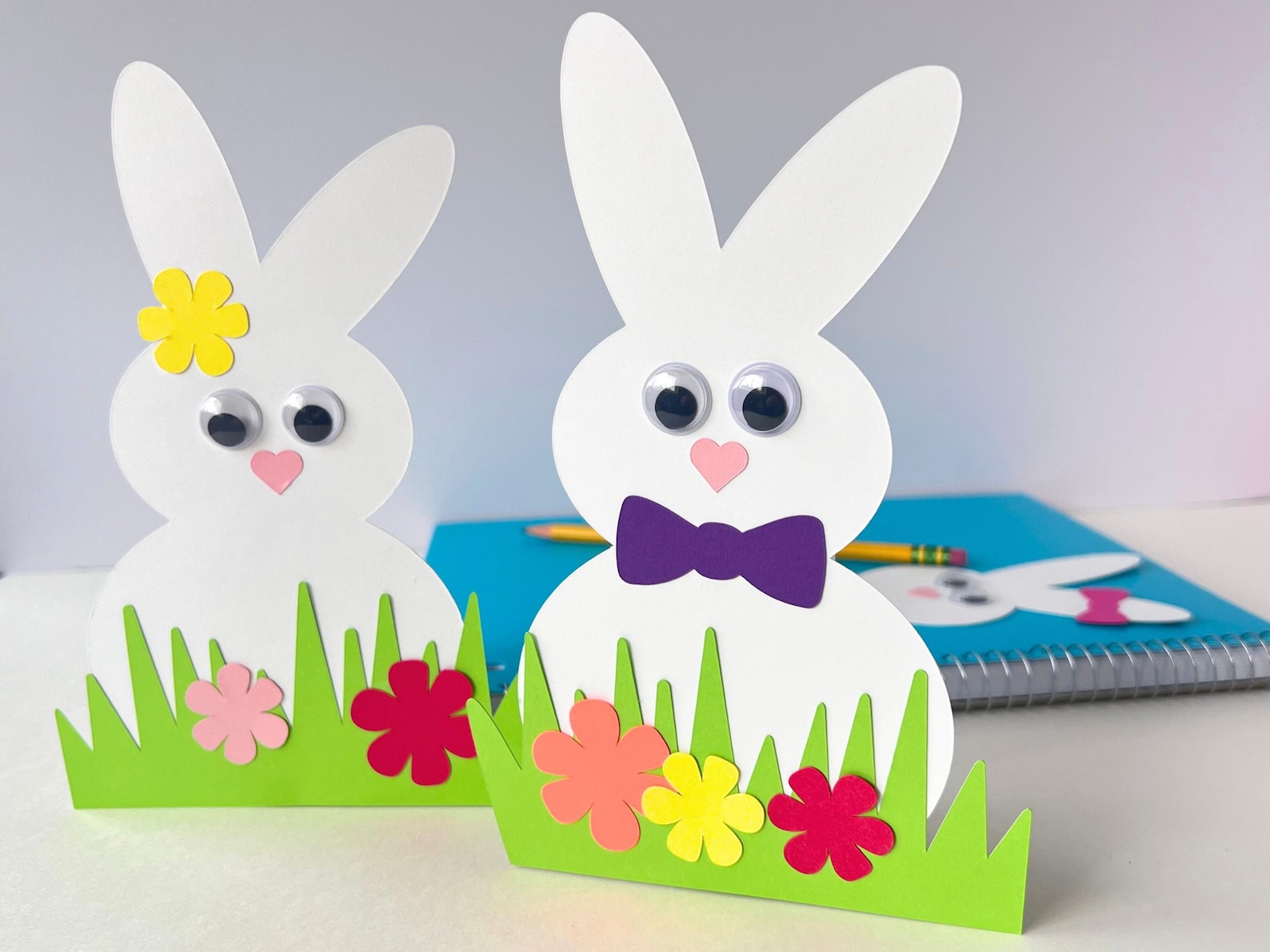 Bunny Craft Kids Easter Party Favor Spring Goodie Bag Easter Basket ...