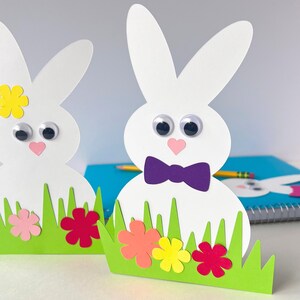 Bunny Craft Kids Easter Party Favor Spring Goodie Bag Easter Basket ...