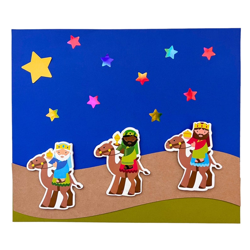 Easy Nativity Crafts for Kids, Christmas Preschool Craft, Baby Jesus ...