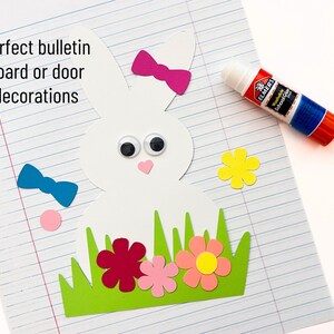Bulk Bunny Craft Kids Easy Spring Craft for Classroom Kids Easter Bunny ...