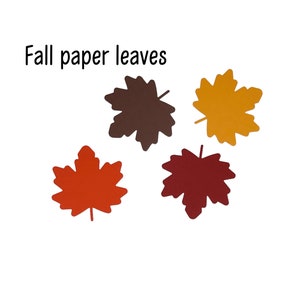Fall Leaf Die Cuts for Fall Kid Crafts Classroom Bulletin Board Fall ...