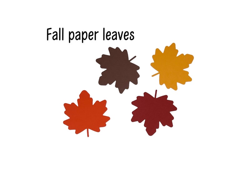 Fall Leaf Die Cuts for Fall Kid Crafts Classroom Bulletin Board Fall ...