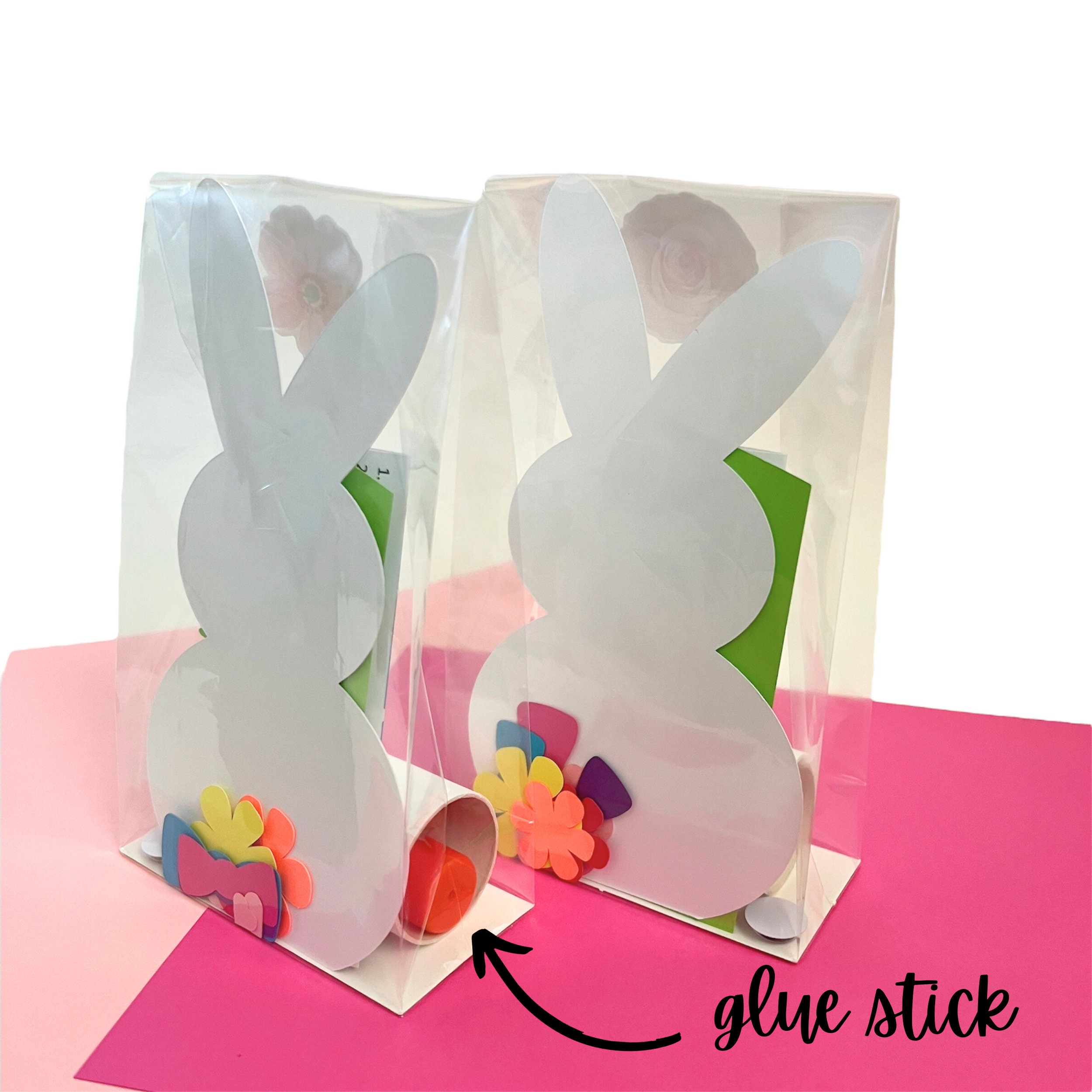 Bunny Craft Kids Easter Party Favor Spring Goodie Bag Easter Basket ...