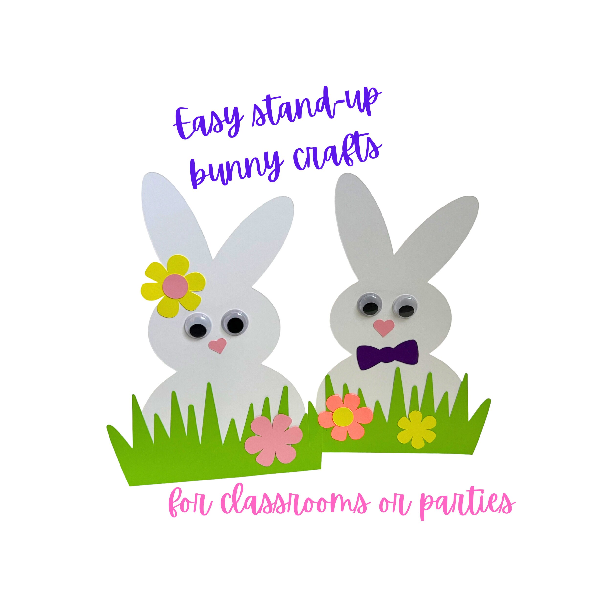 Bulk Bunny Craft Kids Easy Spring Craft for Classroom Kids Easter Bunny ...