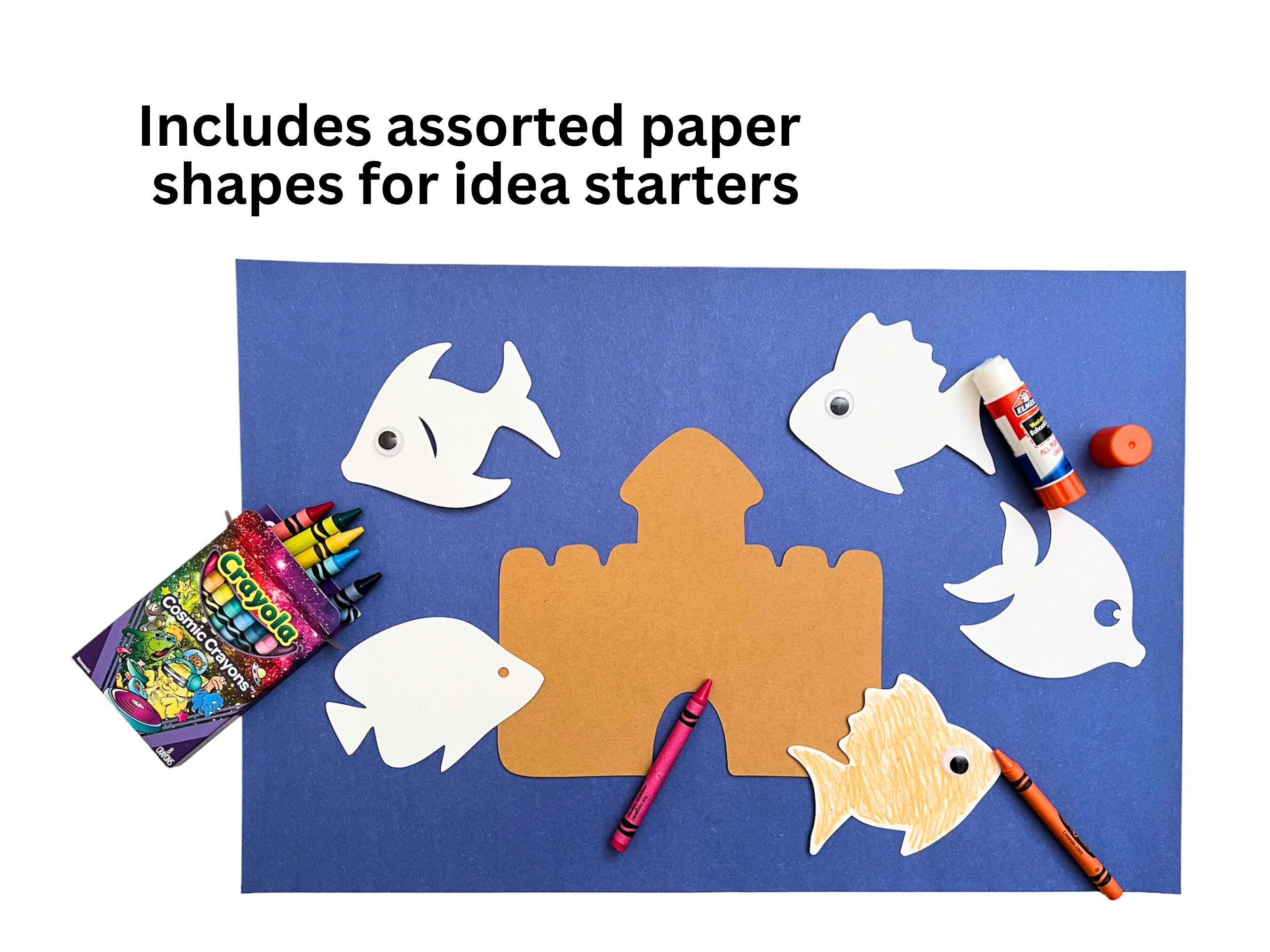 Kids Craft Box, Summer Vacation Kids Crafts, Assorted Craft Supplies ...