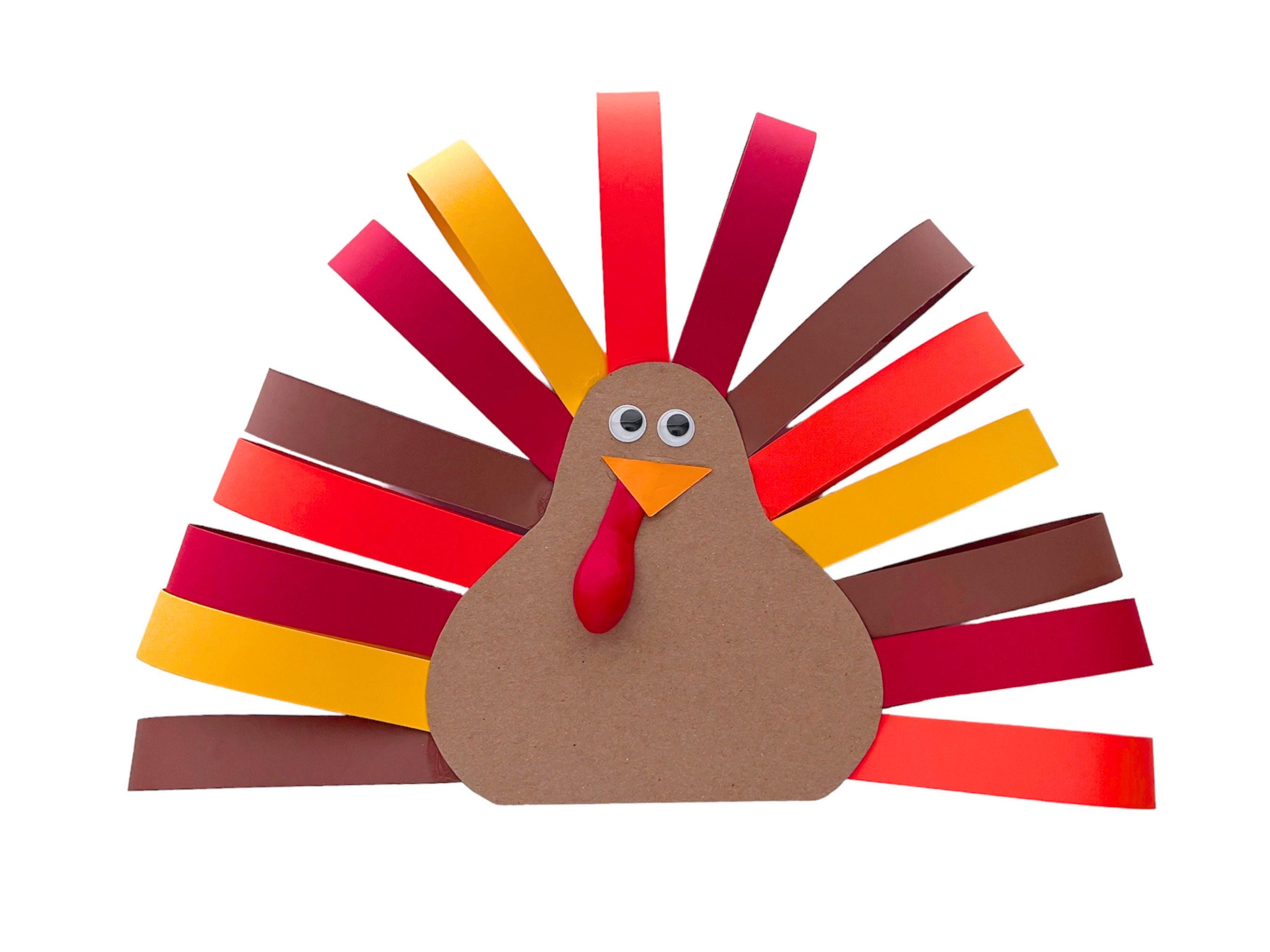 Turkey Craft Kid Thanksgiving Decor Fall Family Idea Fall Party Kids ...