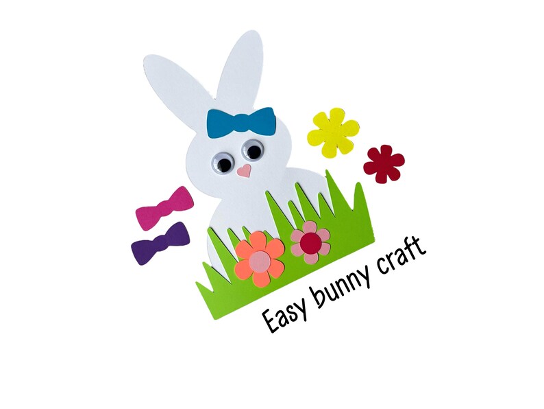 Bulk Bunny Craft Kids Easy Spring Craft for Classroom Kids Easter Bunny ...