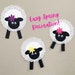 Easter Lamb Craft for Kids 3-pack With Glue. Easy Family Easter Craft ...