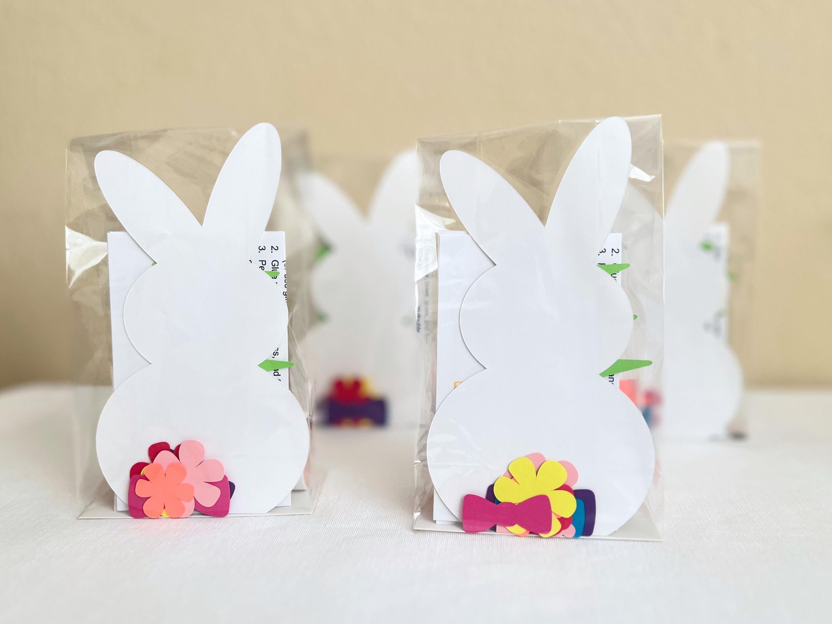 Bunny Craft Kids Easter Party Favor Spring Goodie Bag Easter Basket ...