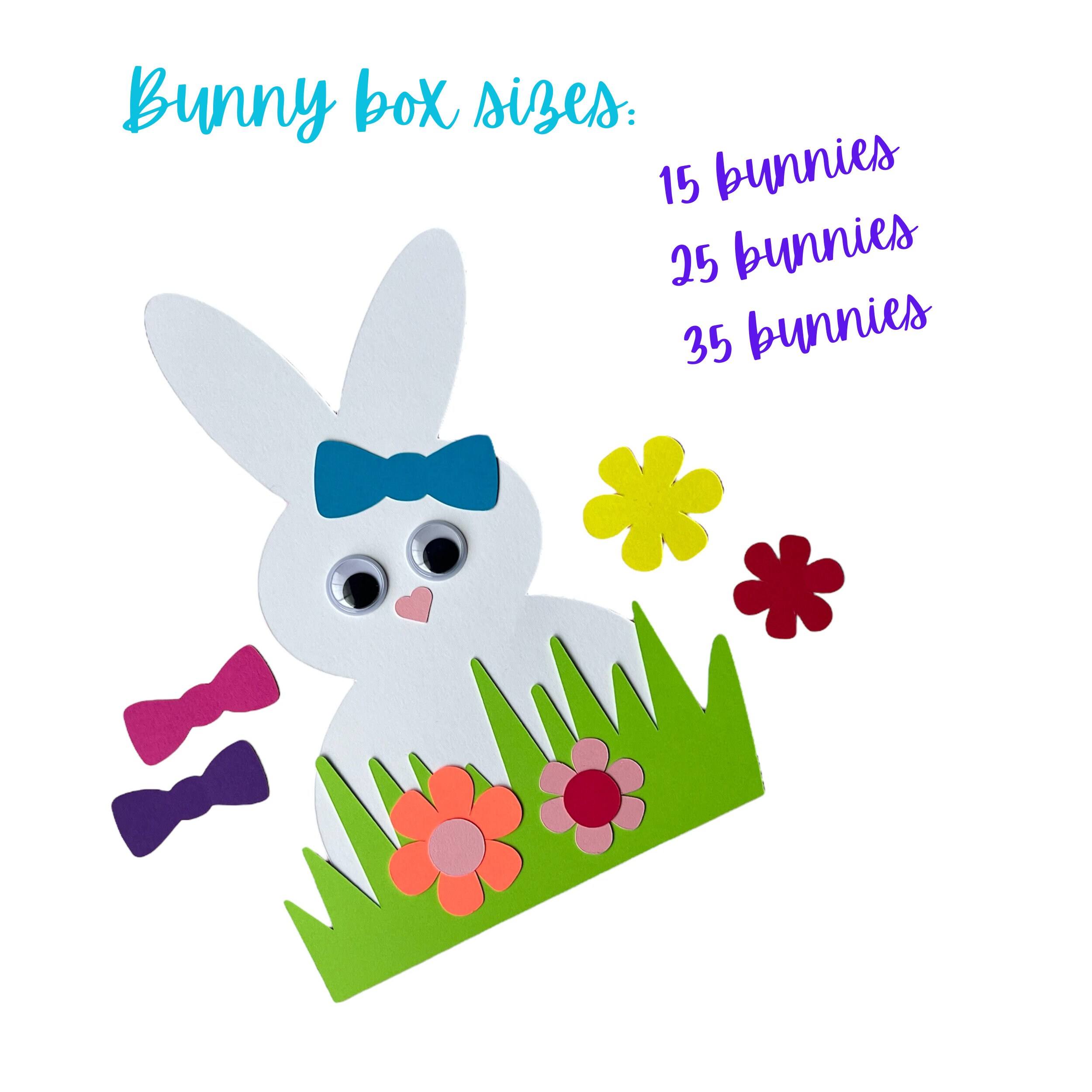 Classroom Bunny Craft for Kids. Easy Easter Craft for Large Groups ...