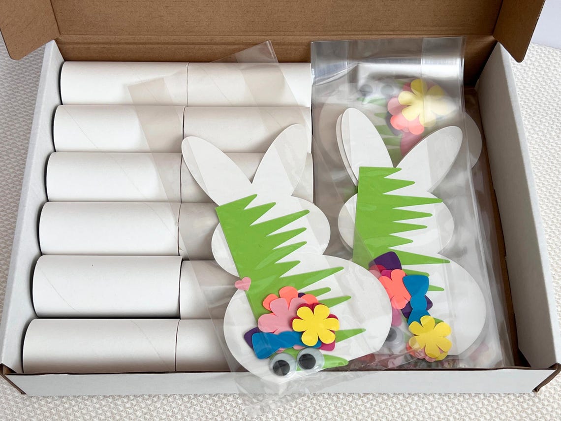 Bulk Bunny Craft Kids Easy Spring Craft for Classroom Kids Easter Bunny ...