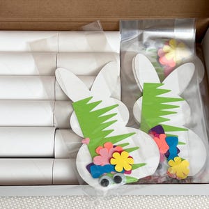 Bulk Bunny Craft Kids Easy Spring Craft for Classroom Kids Easter Bunny ...